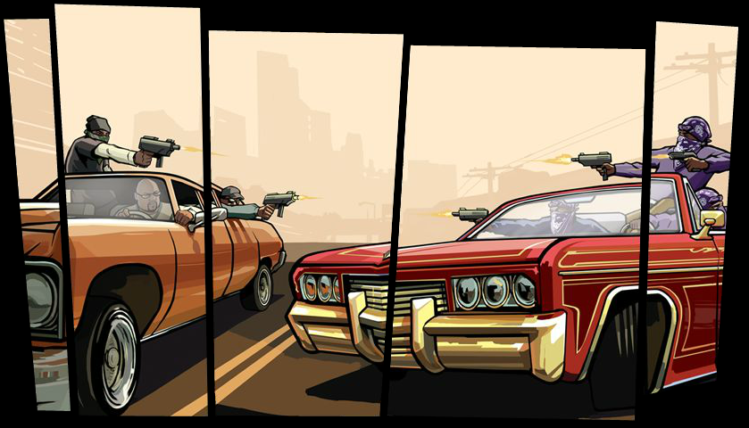 GTA San Andreas Artworks | Rockstar Universe